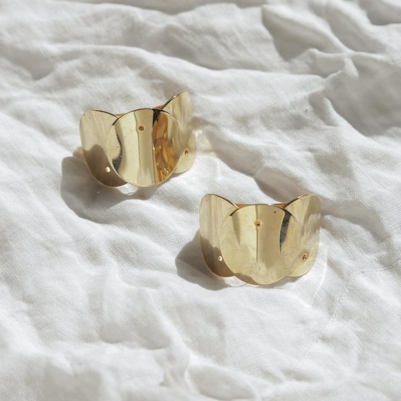 Vintage | Accessories | 2 Vintage Brass Clips | Poshmark